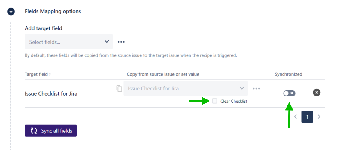 Copy and synchronize issue checklists in Jira