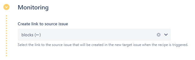Create a link between an issue and its copy automatically