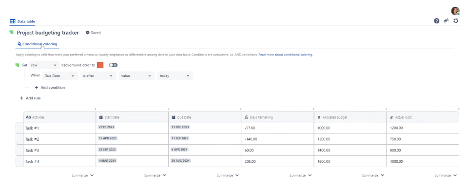 Conditional Coloring