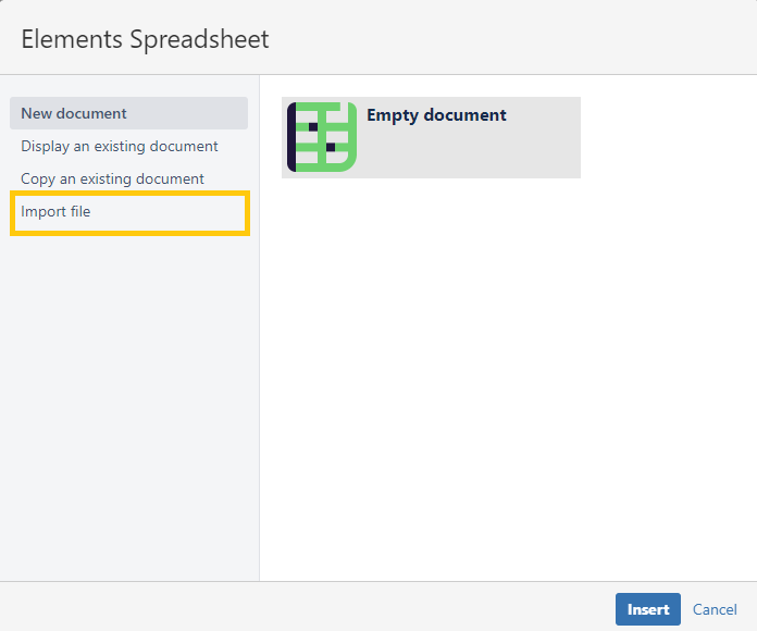 Import / Export to Excel