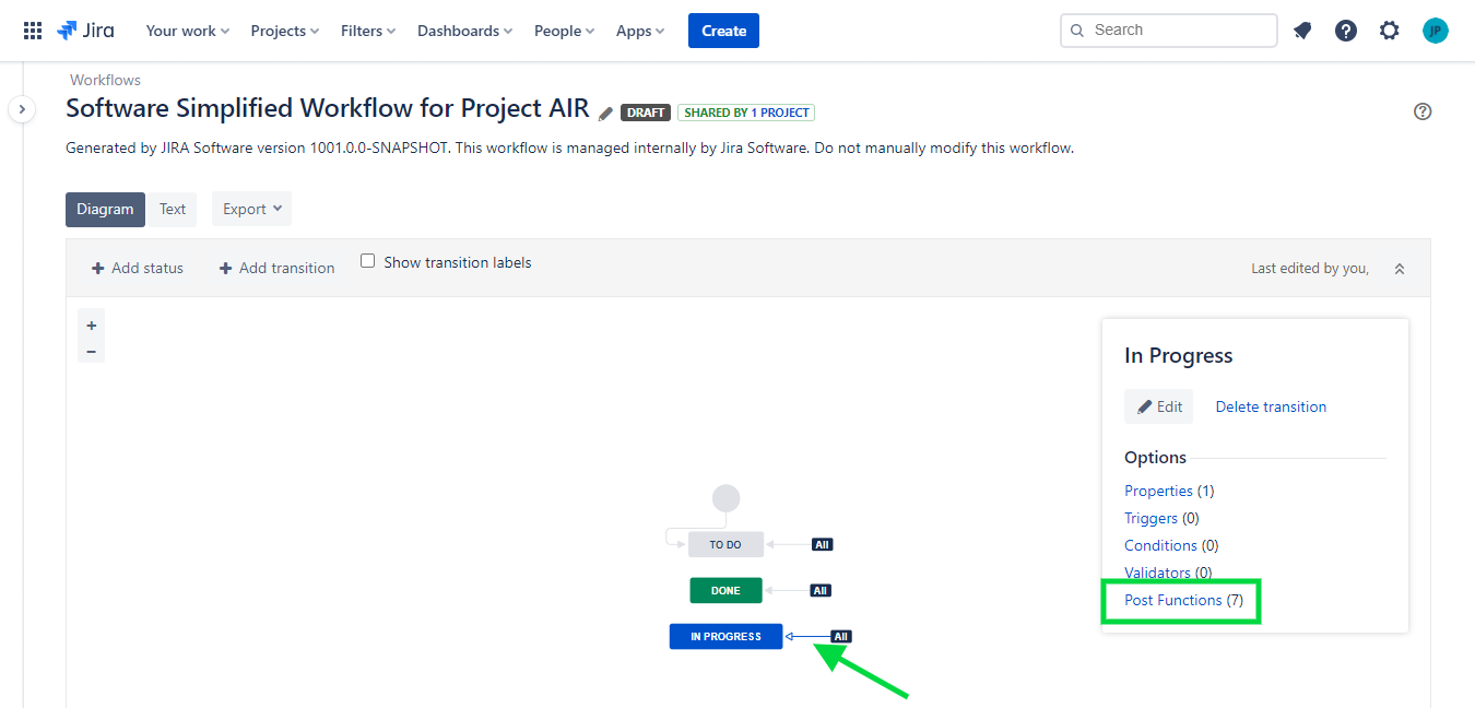 Automatically create a Confluence page during the status transition of ...