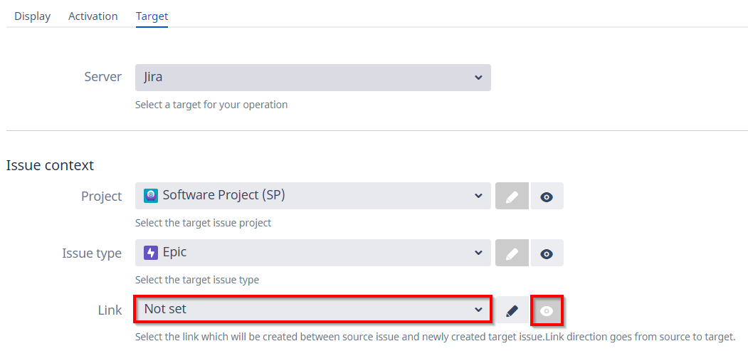 How to use the Advanced Roadmaps "Parent Link" with Elements Copy & Sync?