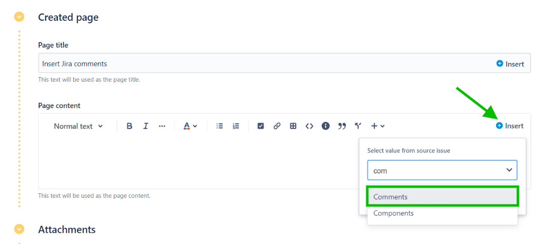 Copy Jira comments to Confluence pages