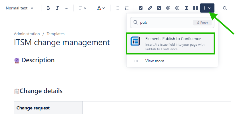 Insert Jira fields into Confluence templates