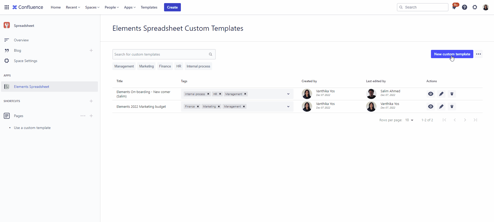 How to create and use custom templates?